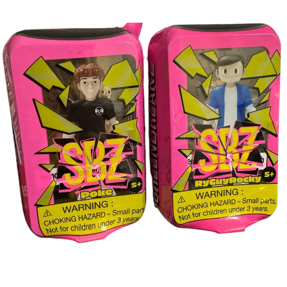 Screen Breakz | Toys | 2 New Screen Breakz Action Figures Poke And ...